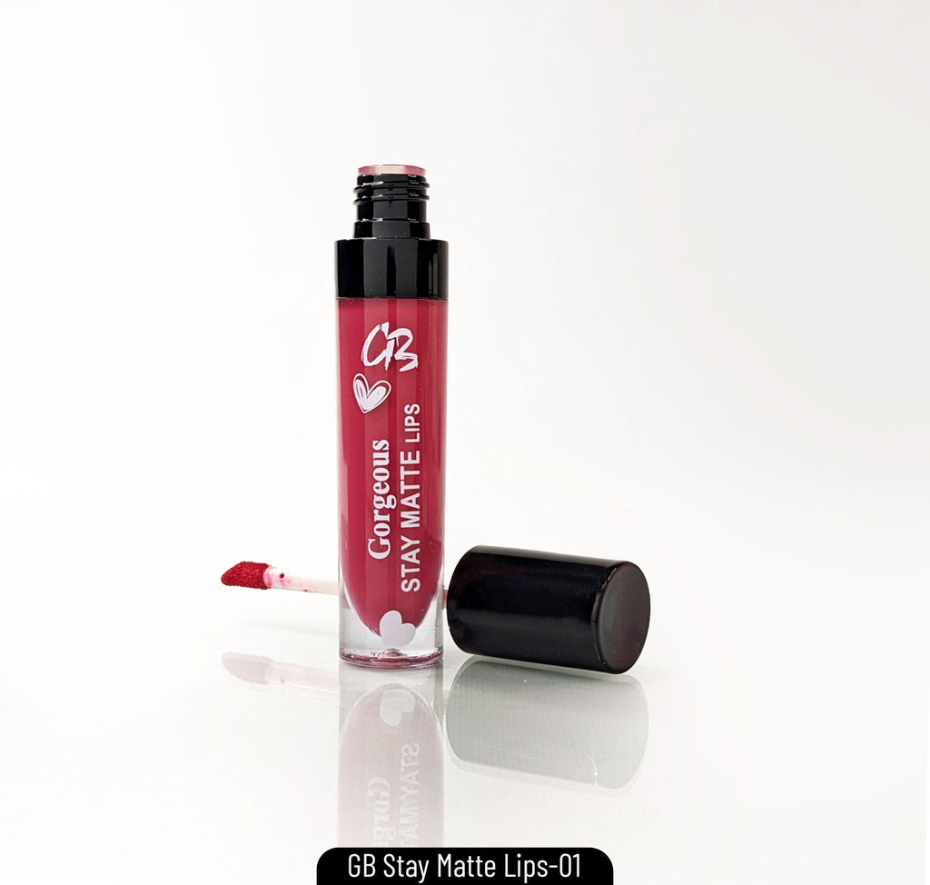 Gorgeous Beauty Stay Matte Lips Gloss-01 12Ml – Allurebeautypk