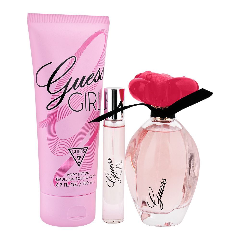 Guess Girl Giftset EDT 100Ml+EDT 15Ml+Body lotion 200Ml – Allurebeautypk