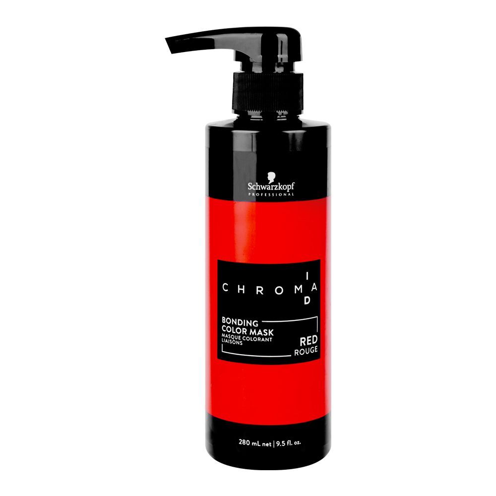 Schwarzkopf Chroma ID Bonding Red Color Mask - 280Ml – Allurebeautypk