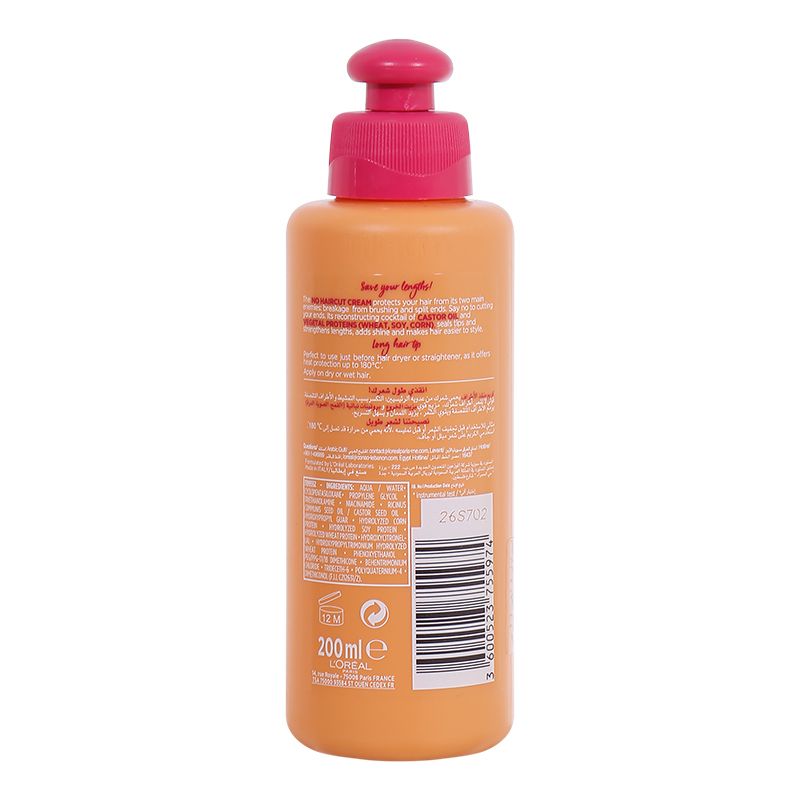 Loreal Professional Elvive Dream Long No Hair Cut Cream, 200ml ...