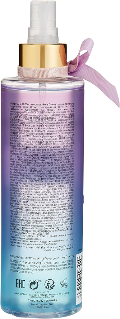 Women Secret Pretty & Sexy Body Mist 250Ml – Allurebeautypk