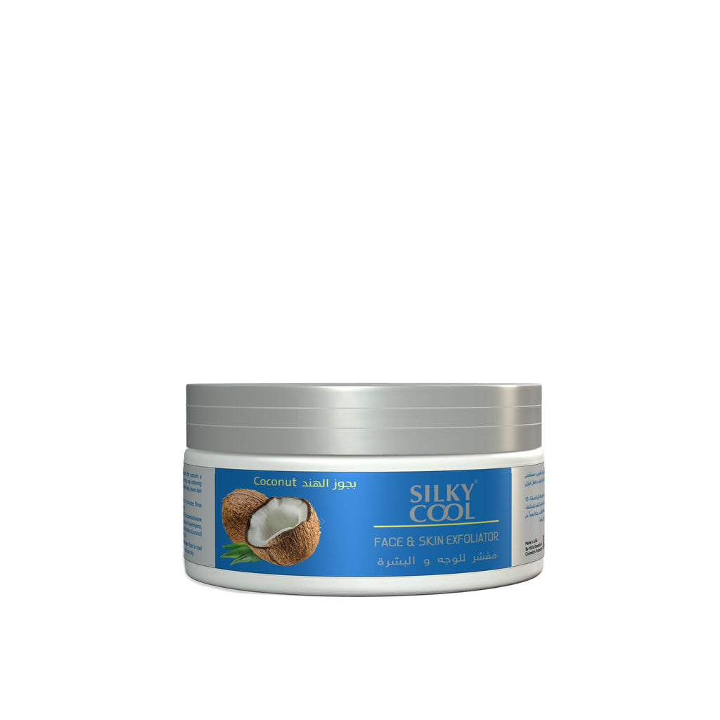 Silky Cool Face & Skin Exfoliator Coconut Cream 200ML – Allurebeautypk