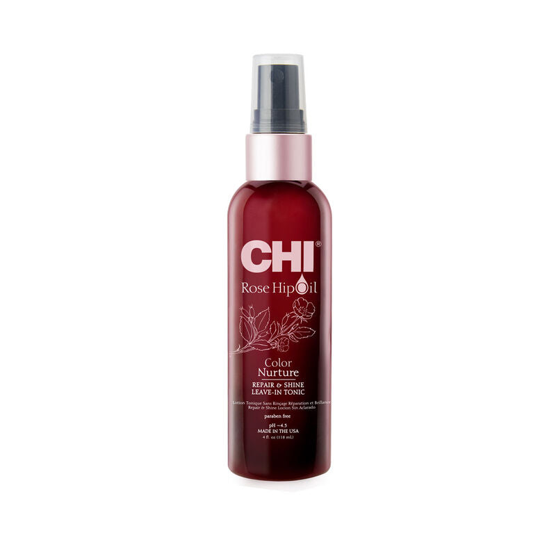 Chi Rose Hip Oil Color Nurture Repair & Shine Leave-In Tonic 118Ml ...