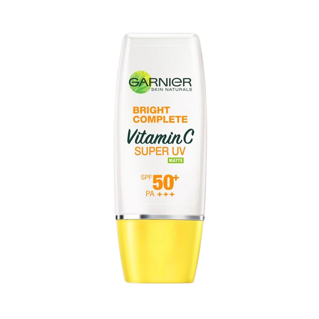 Garnier Bright Complete Vitamin C Super UV Matte SPF 50 Sun Block 30Ml ...