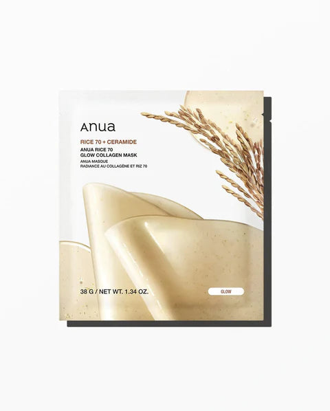 Anua Rice 70+Ceramide Glow Collagen Mask – Allurebeautypk