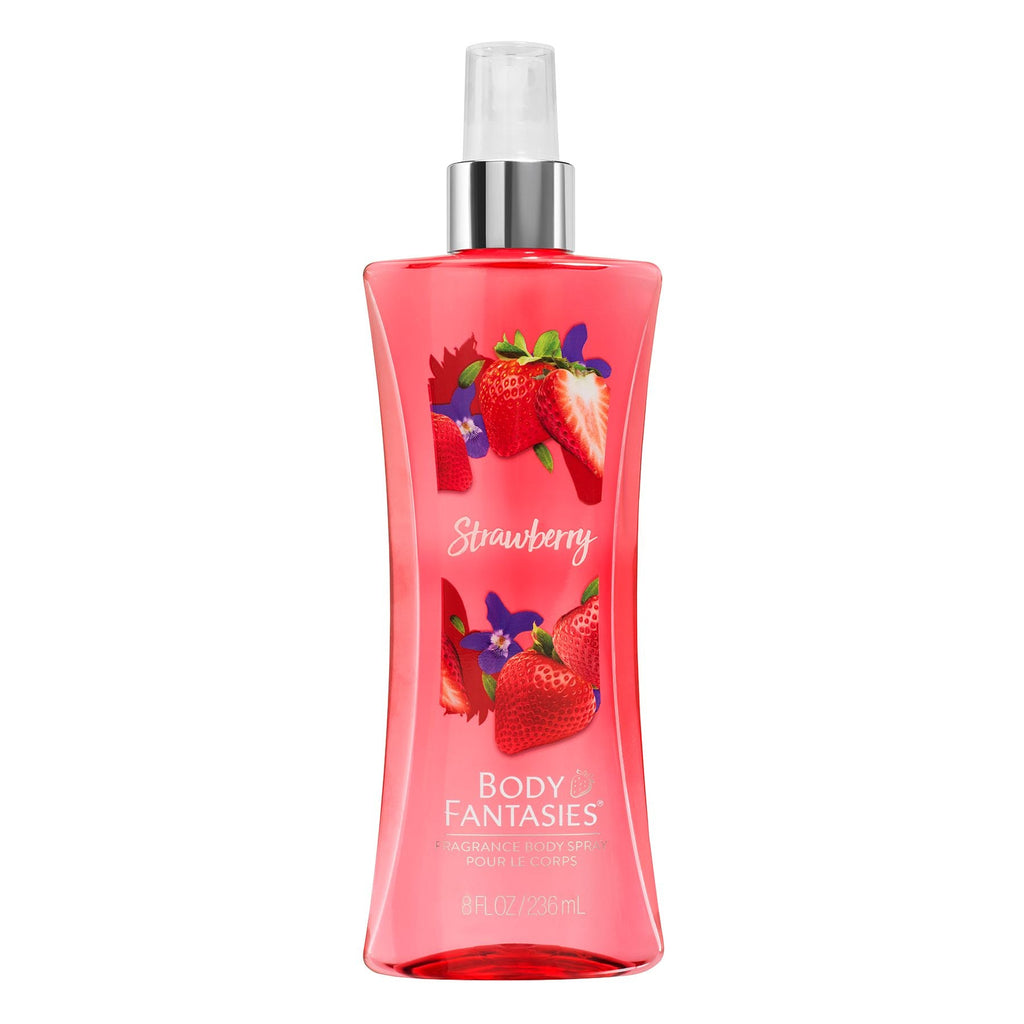 Body Fantasies Strawberry Body Mist 236Ml – Allurebeautypk