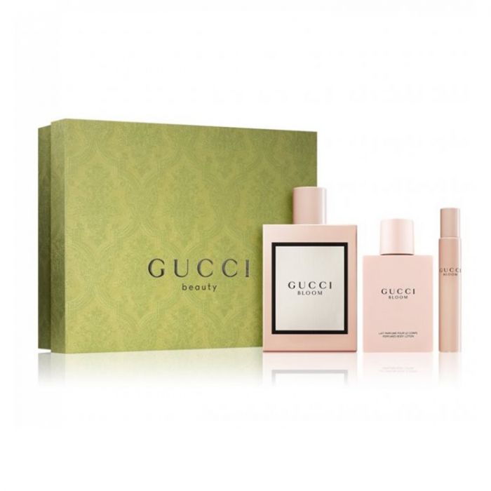 Gucci Bloom Women Gift Set EDP 100Ml+EDP 7.4Ml+Body Lotion 100Ml ...
