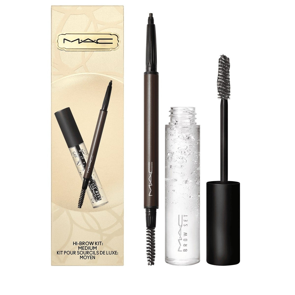 Mac Hi Brow Medium Kit Spiked Eye Brows Styler + Clear Brow Set ...