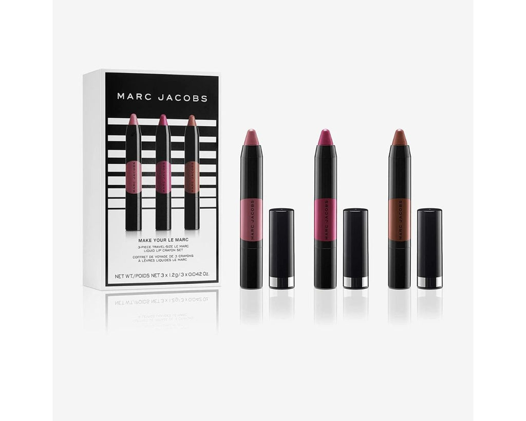 Marc Jacobs Beauty Make Your Le Marc Lip Crayon Set 3 Pecs – Allurebeautypk